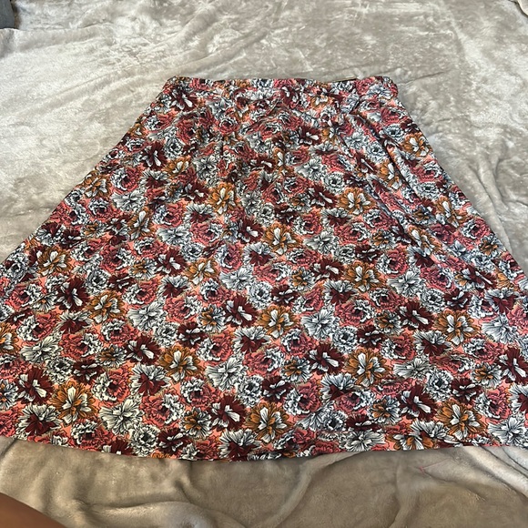 Banana Republic | Skirts | Nwt Banana Republic Floral Belted Midi Skirt ...